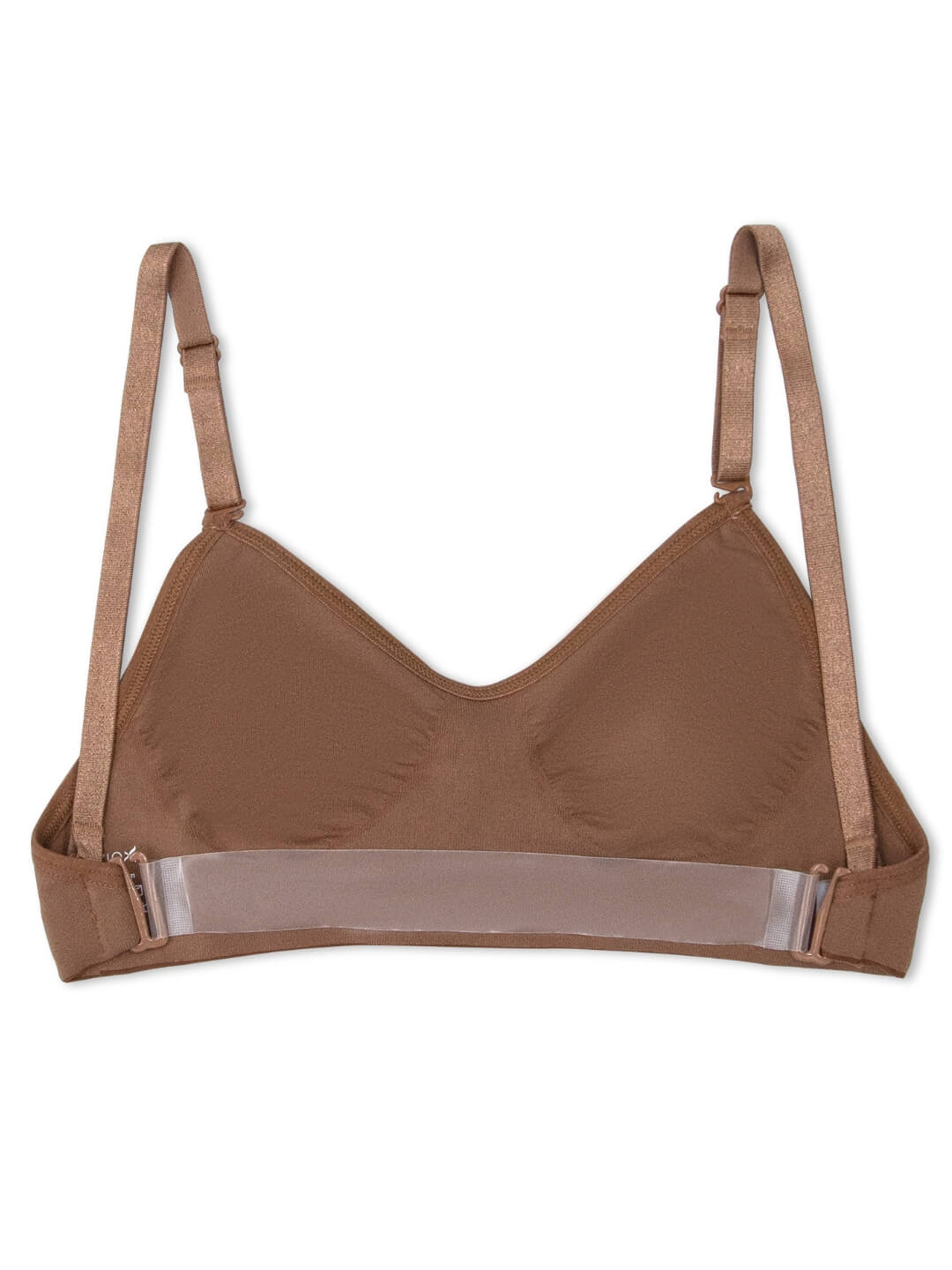 seamless clear back bra