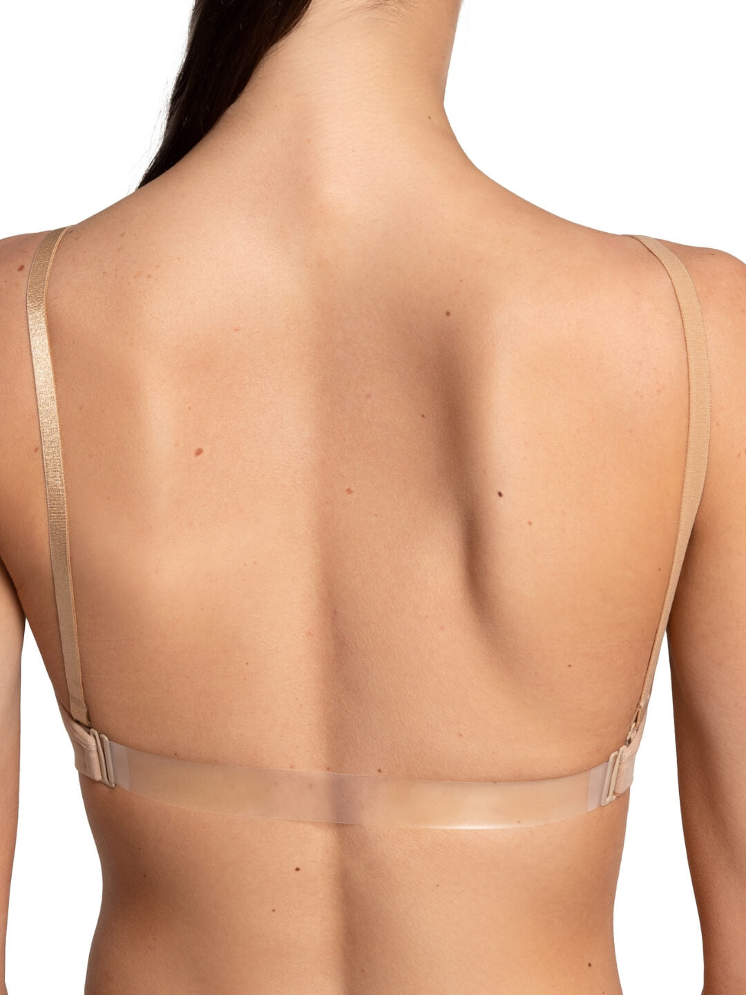 clear bra back strap nearby